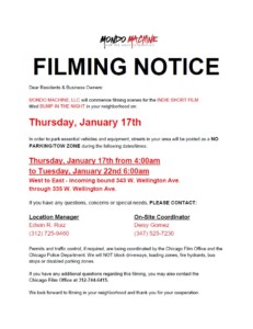Filming Notice 343-335 W. Wellington | Alderman Bennett Lawson – 44th ...